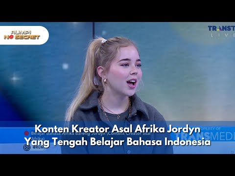 Konten Kreator Asal Afrika Jordyn Yang Tengah Belajar Bahasa Indonesia - RUMPI (15/10/25) P2