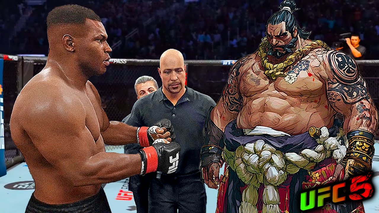 Mike Tyson vs. Big Warrior Sumo (EA sports UFC 5) - YouTube