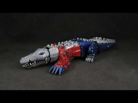 Transformers Titans Return Alligator Optimus Prime Custom - YouTube