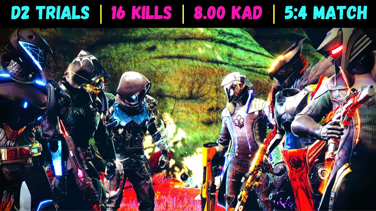 D2 Trials of Osiris 💗 Endless Vale | 5:4 Intense Match 😎 16 Kills | 8. ...