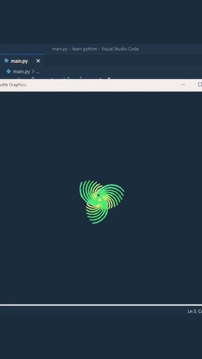 Python Turtle Graphics Coding Codewithharry Viral Shorts Youtube