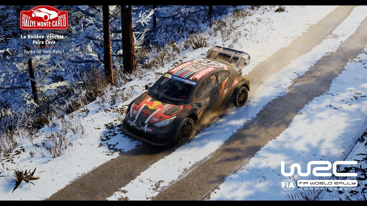 EA WRC, IRC LEG 3 RALLY MONTECARLO. Full real sim - YouTube