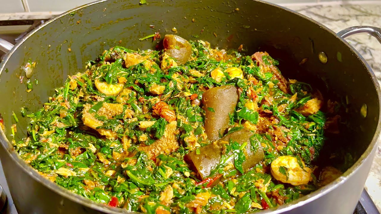 Savory Nigerian Efo-Riro | Recipe Pro - YouTube