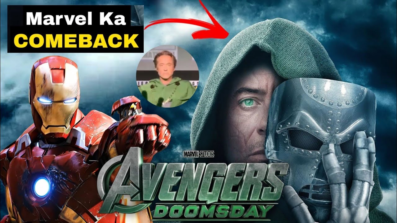 Robert Downey junior as Doctor Doom in MCU | RDJ is a god of mcu - YouTube