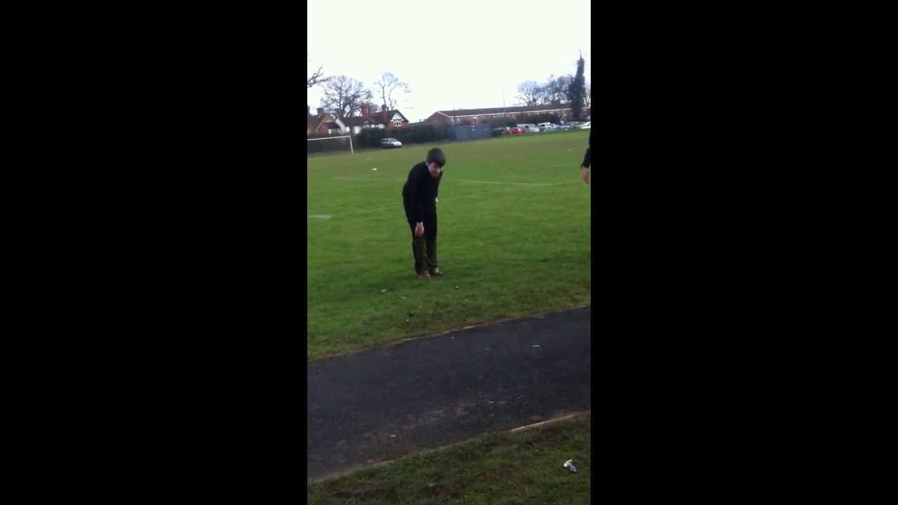 Belly slide at school... - YouTube