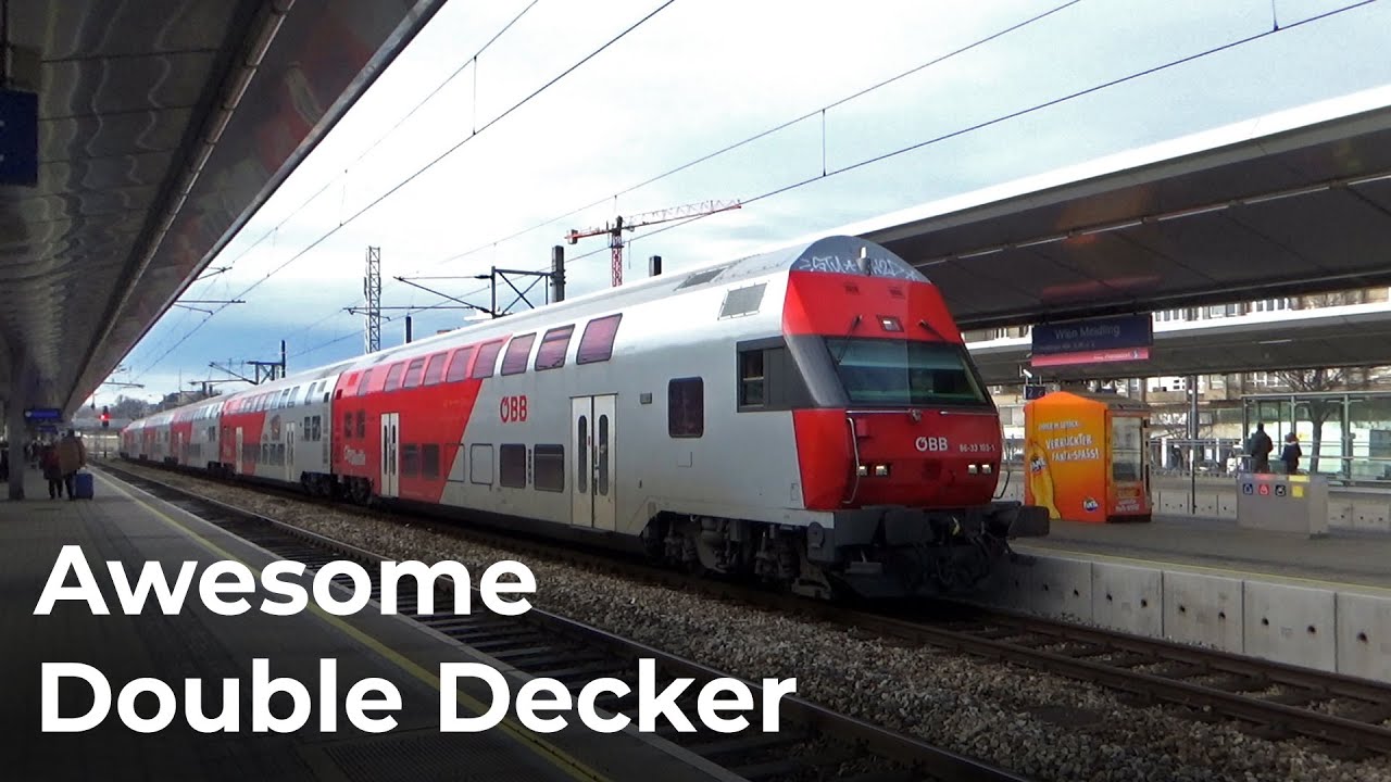 Awesome and Unique Double Decker Train in Austrian Railways - YouTube