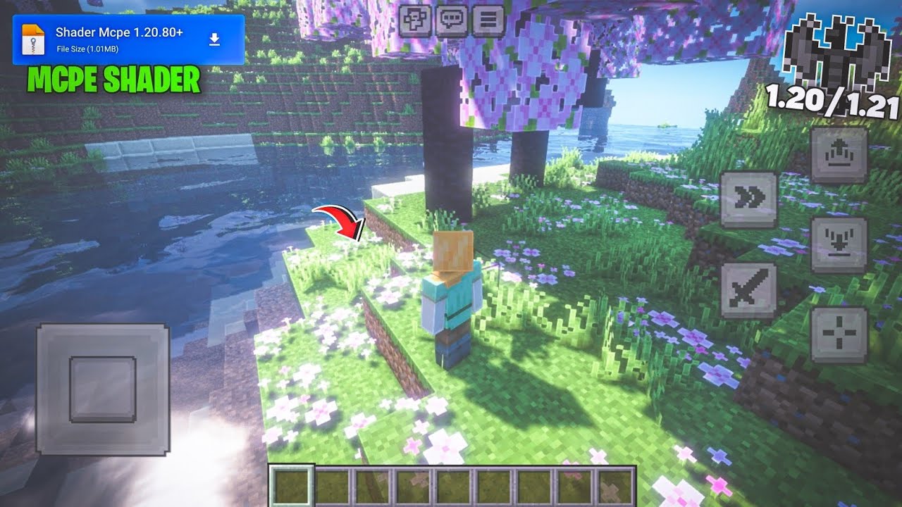 OP Shaders Minecraft PE 1.21.1+ || Shader Mcpe 1.21 - Mobile Working ...