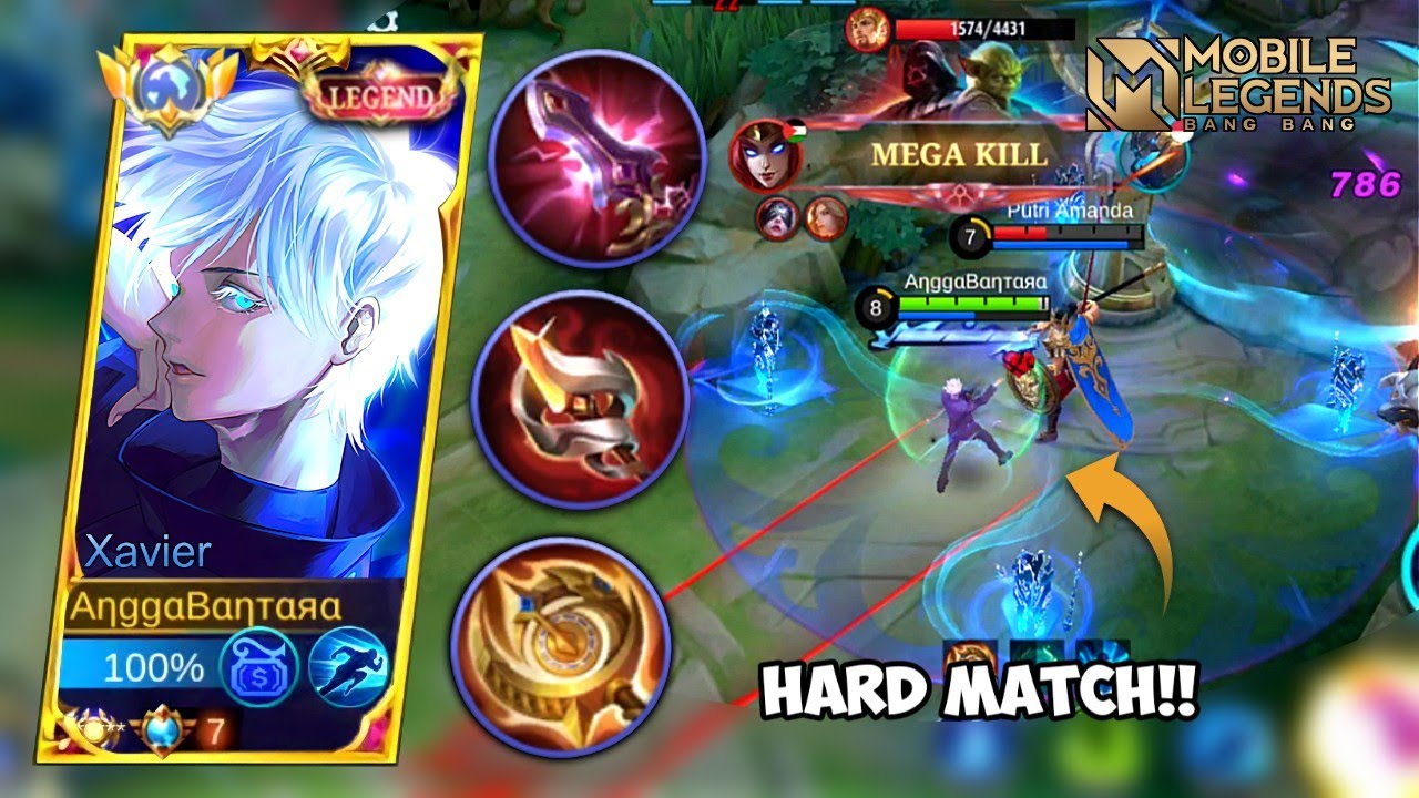 MANIAC!! | GLOBAL XAVIER HARD MATCH GAMEPLAY SOLO RANKED | TOP 1 GLOBAL ...