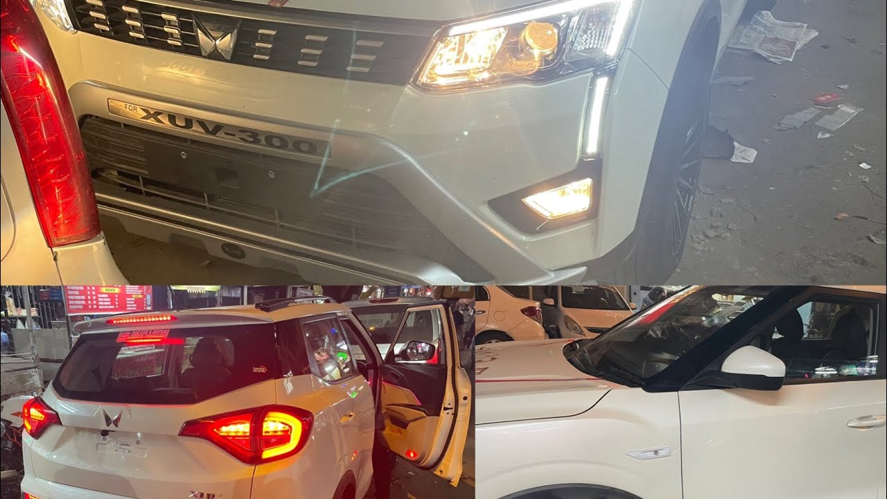 Xuv300 w6 to w8 modified xuv300 2023 facelift modification xuv300 w6 modification with genuine ...