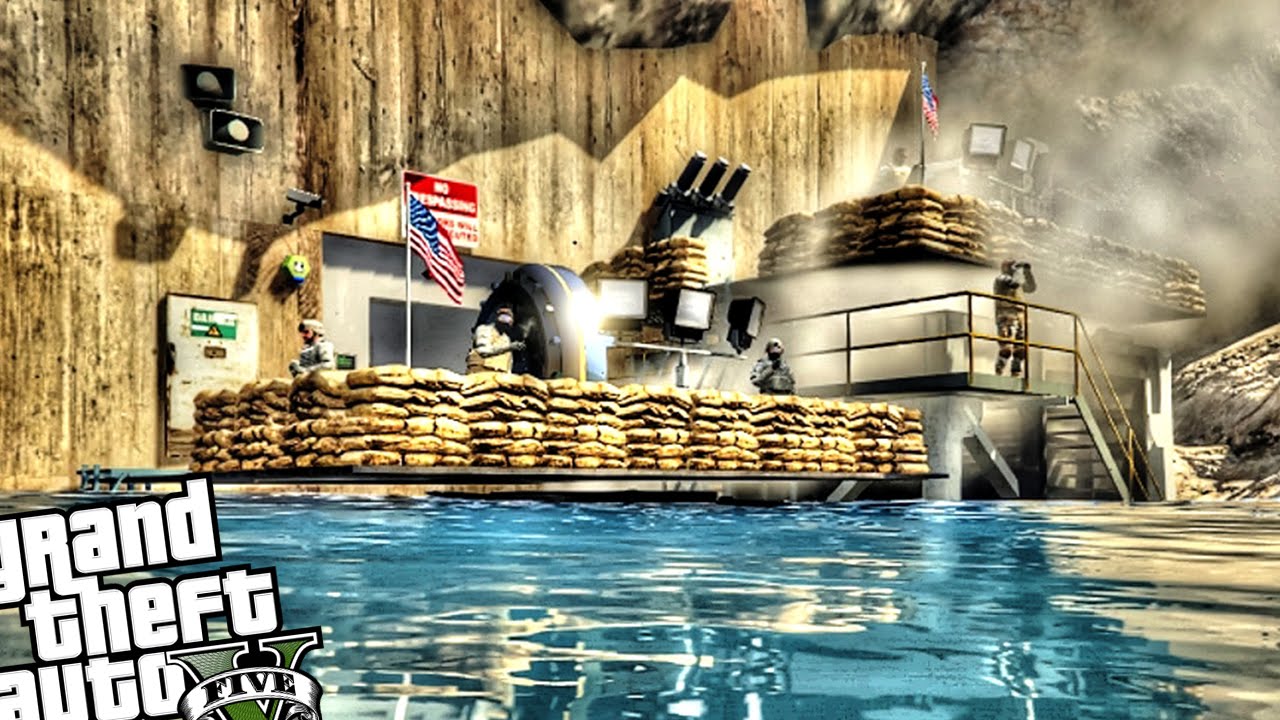 Military Bunker - GTA 5 PC MOD - YouTube
