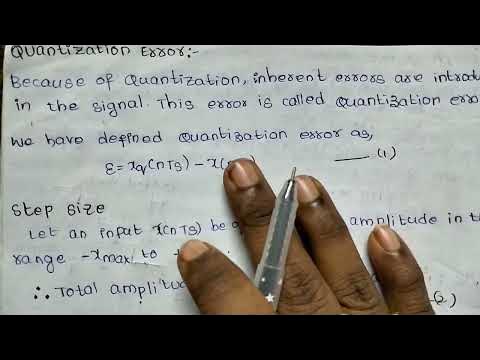 Quantization error|Step size|pdf of Quantization error|Digital ...