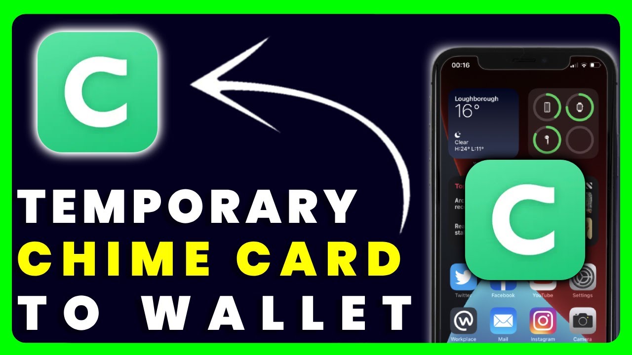 How to Add Temporary Chime Card to Wallet - YouTube