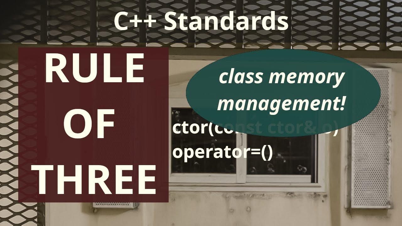 Explaining The RULE OF THREE C Class Standards YouTube Explaining The RULE OF THREE C Class Standards YouTube