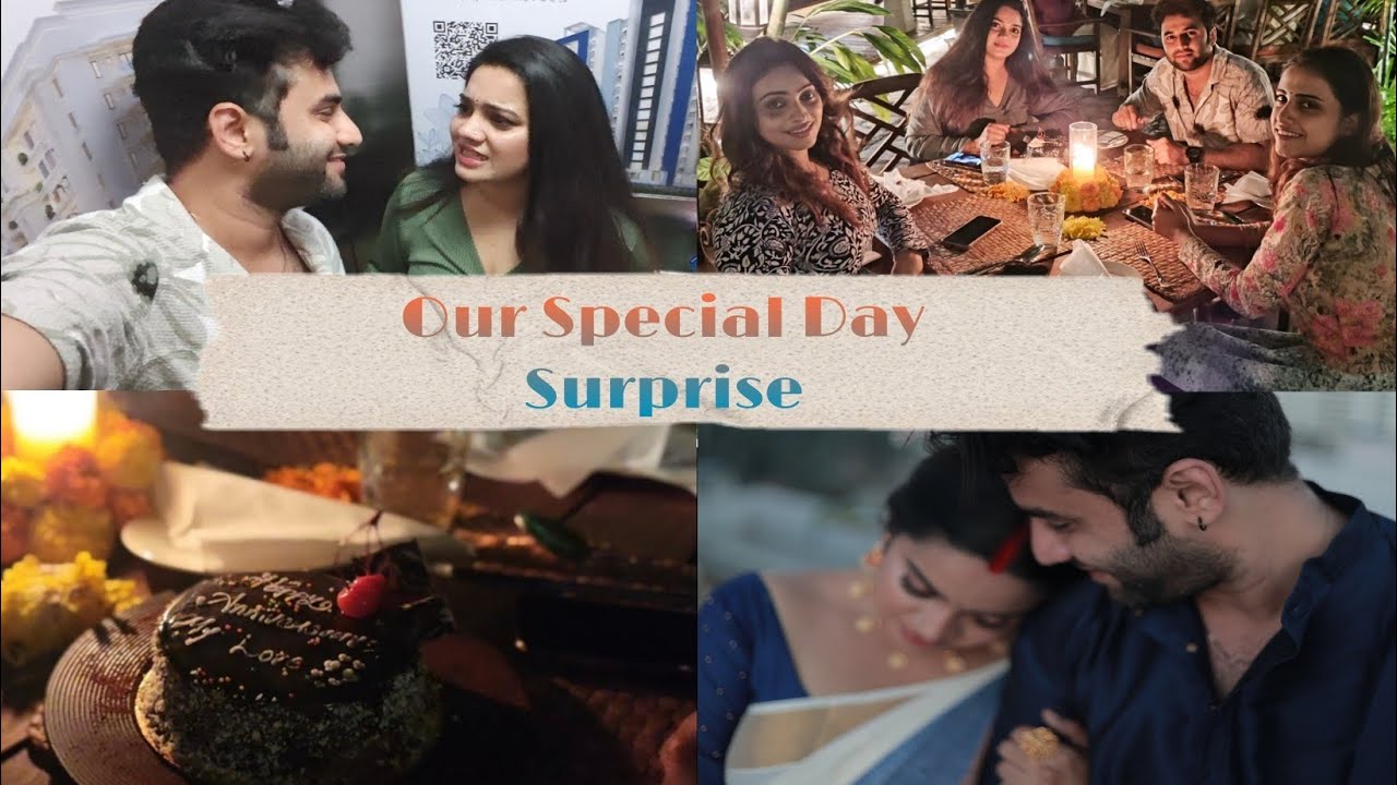 First Wedding Anniversary | Surprise | Aswathy Rahul - YouTube