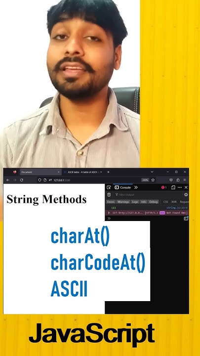ASCII And CharCodeAt In Javascript - YouTube