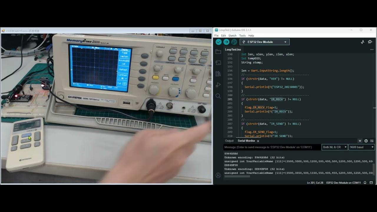 ESP32 Infrared Universal Decoder - IR Application - YouTube