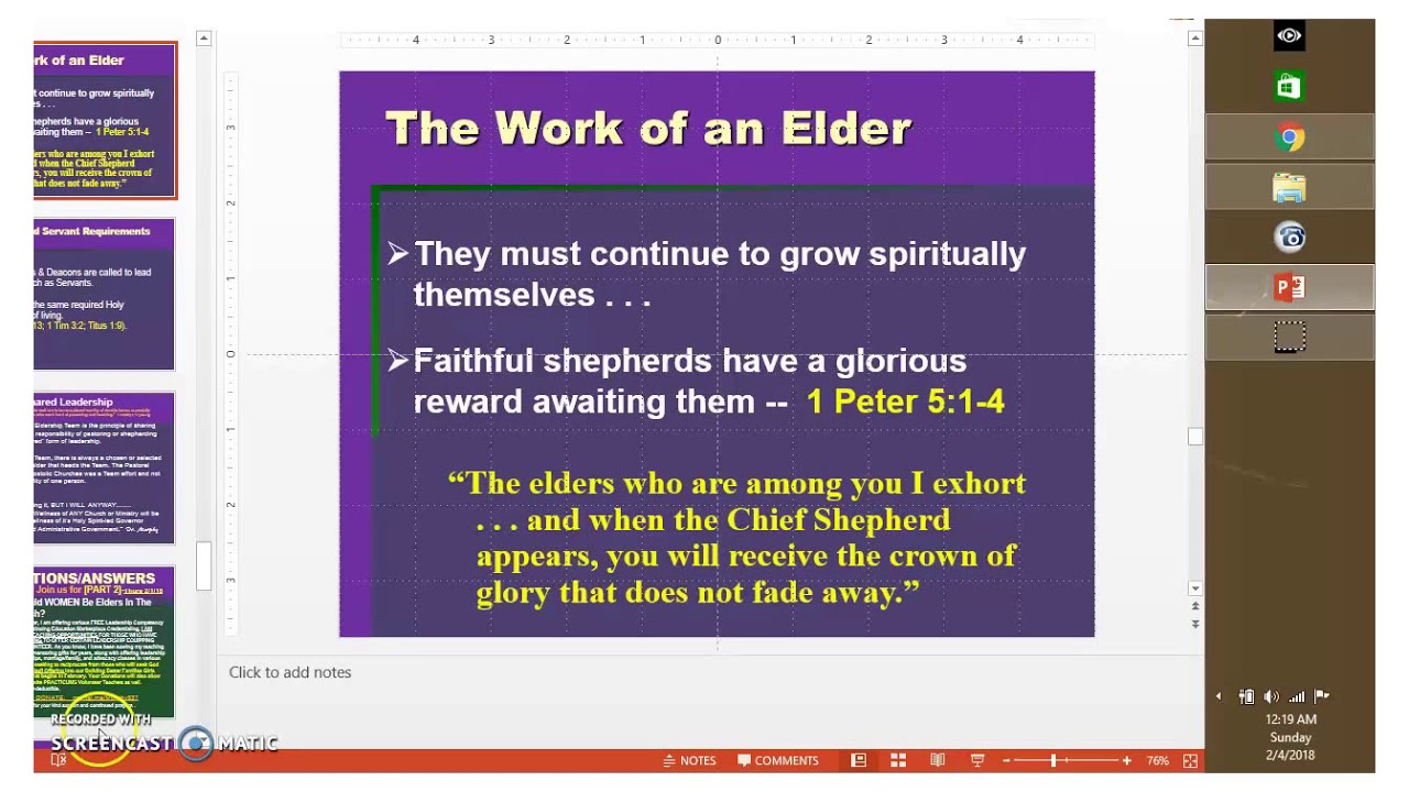 Part2B-Elders Role In Local Church - SHARED LEADERSHIP - YouTube