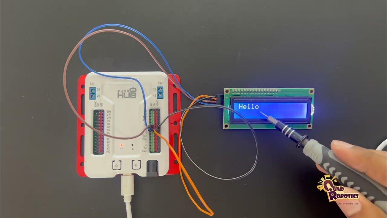 QuadHUB Program 11: I2C LCD - YouTube