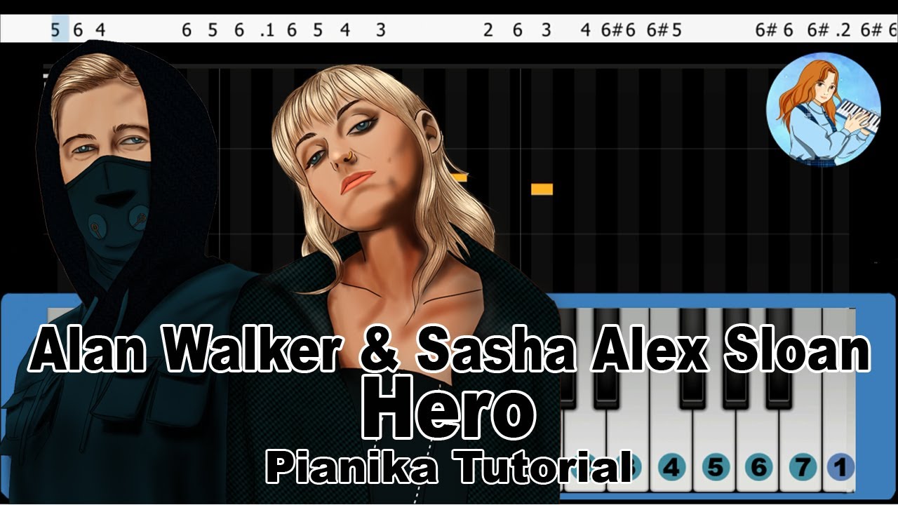 Alan Walker & Sasha Alex Sloan - Hero (Pianika/Melodica Tutorial) - YouTube Music