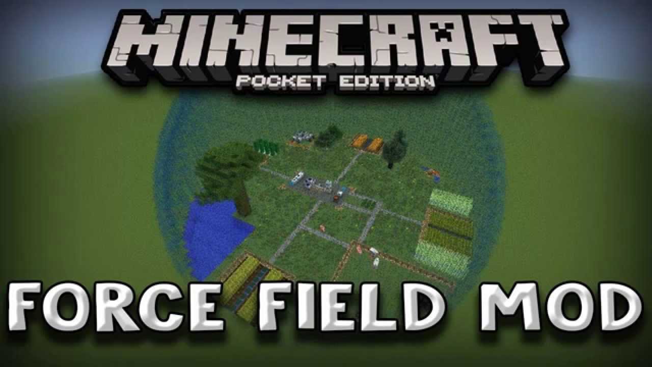 Minecraft PE 0.12.2 Force Field Mod - YouTube