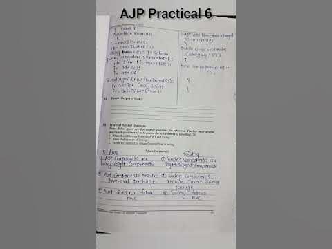 Advanced Java Programming Practical no 6 Manual Writing #shorts - YouTube