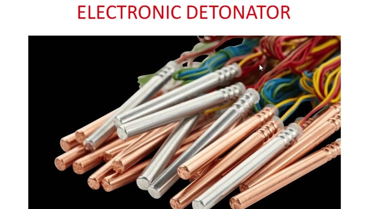 DETONATOR ELECTRIC DETONATOR ELECTRONIC DETONATOR DELAY DETONATOR - YouTube