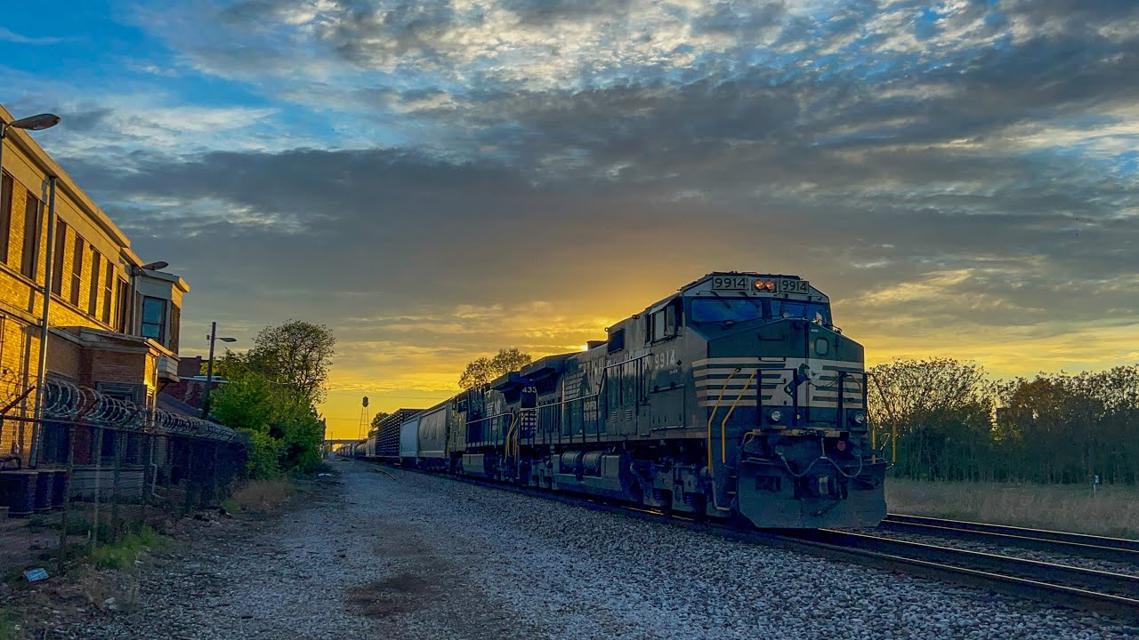 NS 9914 North in Decatur, IL on 4/29/24 - YouTube