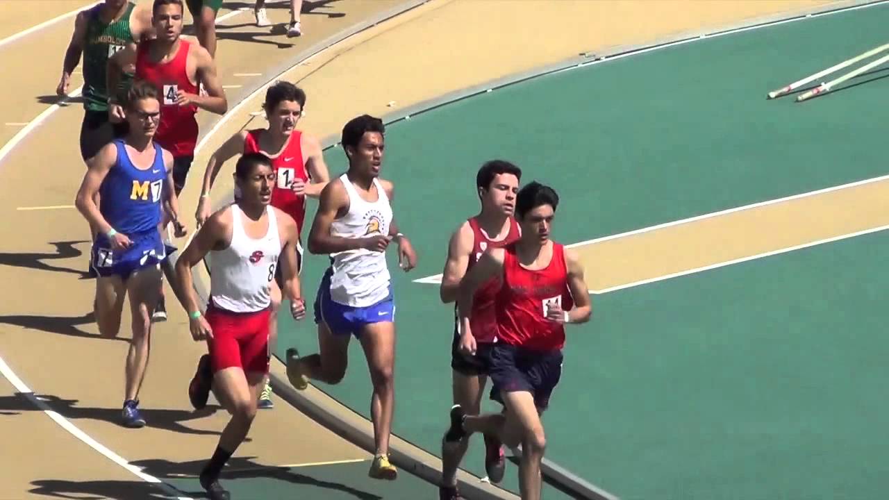 Tyler Daugherty 1500m at the 2016 Sacramento State Hornet Invite - YouTube