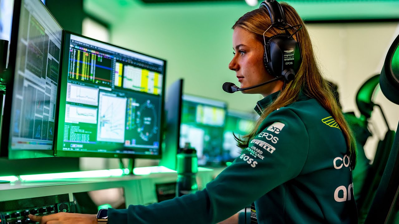 Cognizant | Inside Mission Control with Aston Martin F1 Team - YouTube