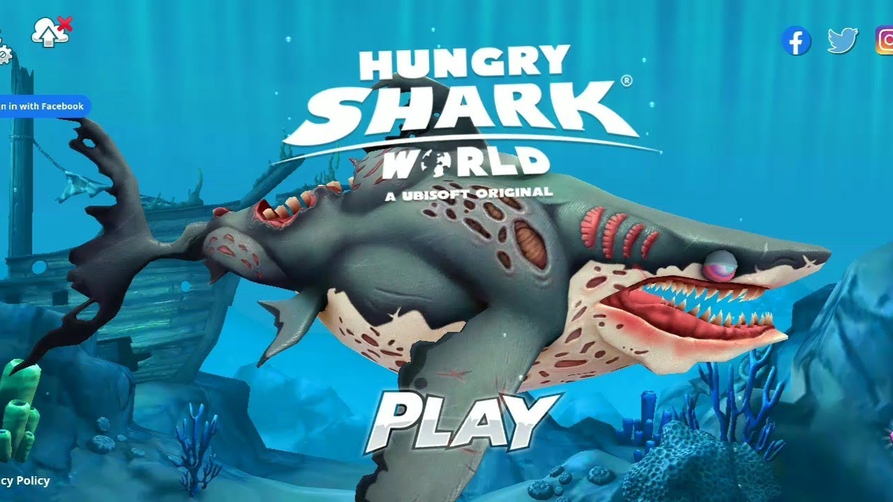 Zombie Shark | Hungry Shark World Gameplay - YouTube