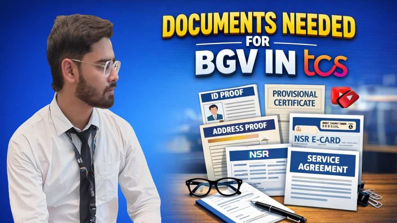 Documents Required For BGV In TCS | How To Apply For NSR E-CARD | All ...