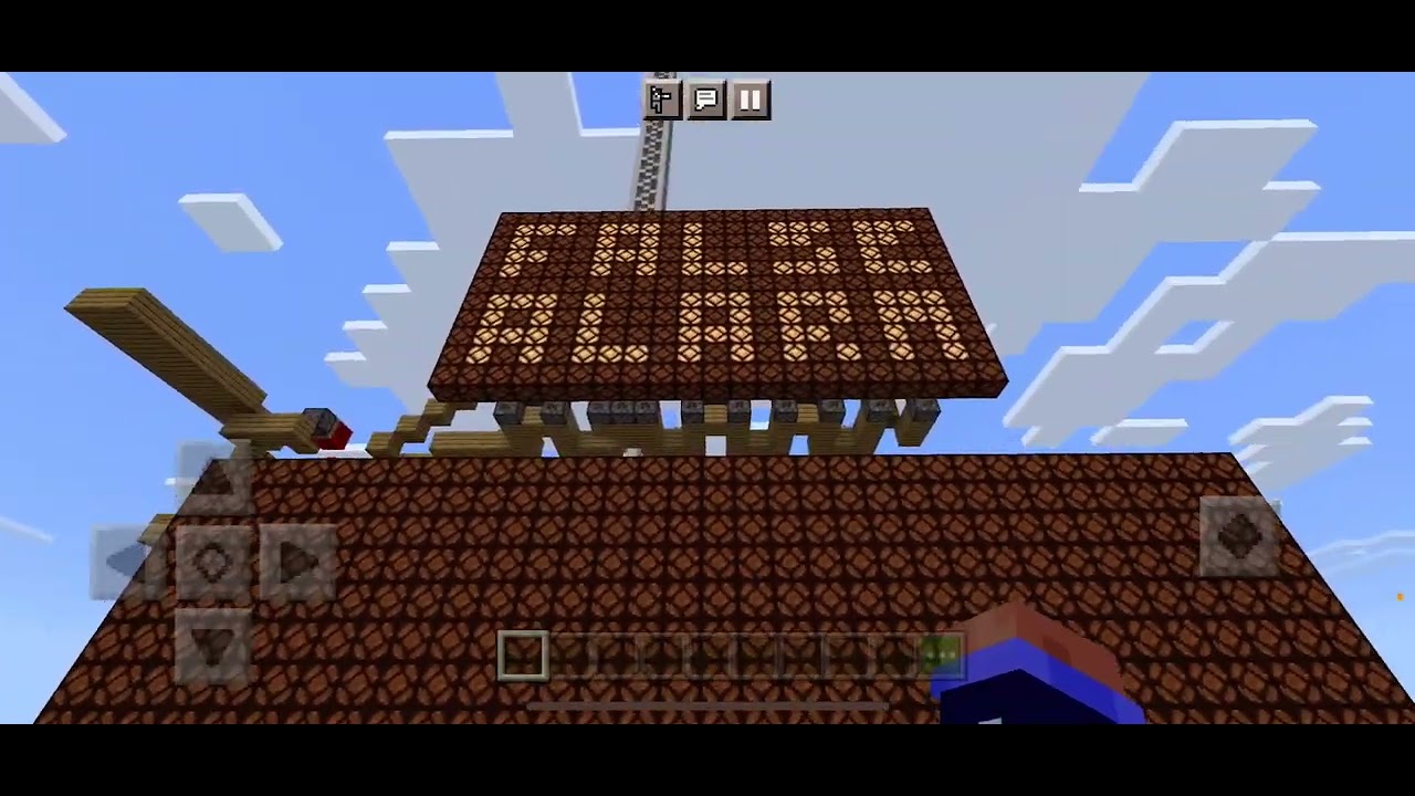 Minecraft intruder alert system for secret bases - YouTube