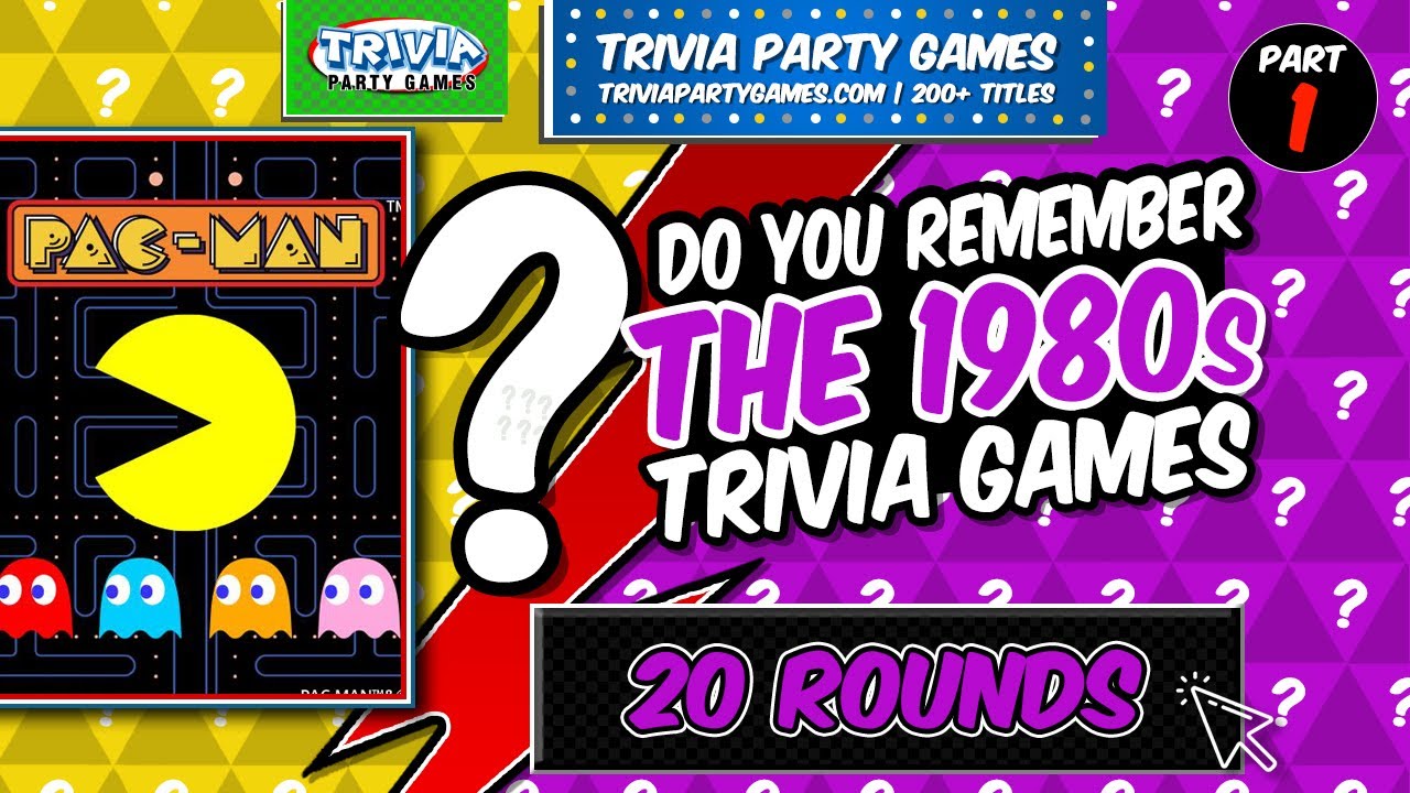 80s General | Trivia Party Game | 20 Questions - YouTube