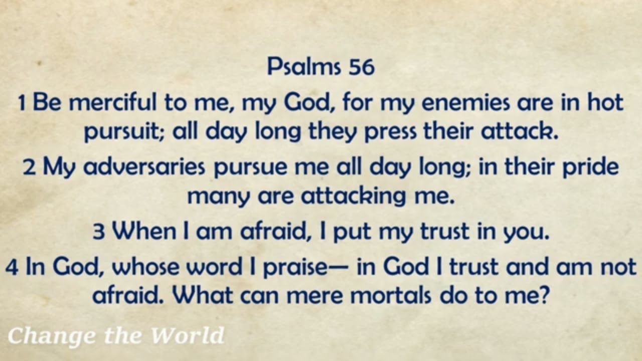 Day 166 June 15 - Book of Psalms 56 - 61 | English Audio Bible - Bible ...