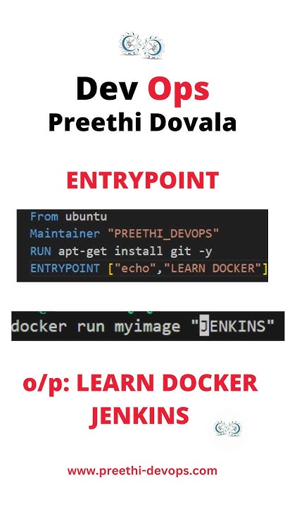 Docker Interview Question: CMD VS ENTRYPOINT VS RUN commands in docker - YouTube