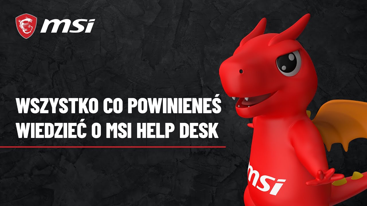 Wszystko co powinieneś wiedzieć o MSI Help Desk - YouTube