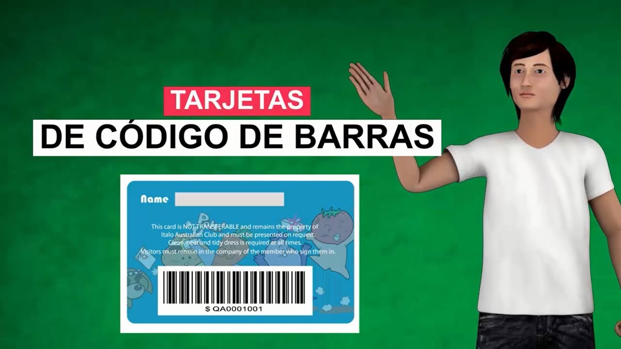 Tarjetas con Código de Barras | Tarjetas de Plástico | Tarjetas con ...