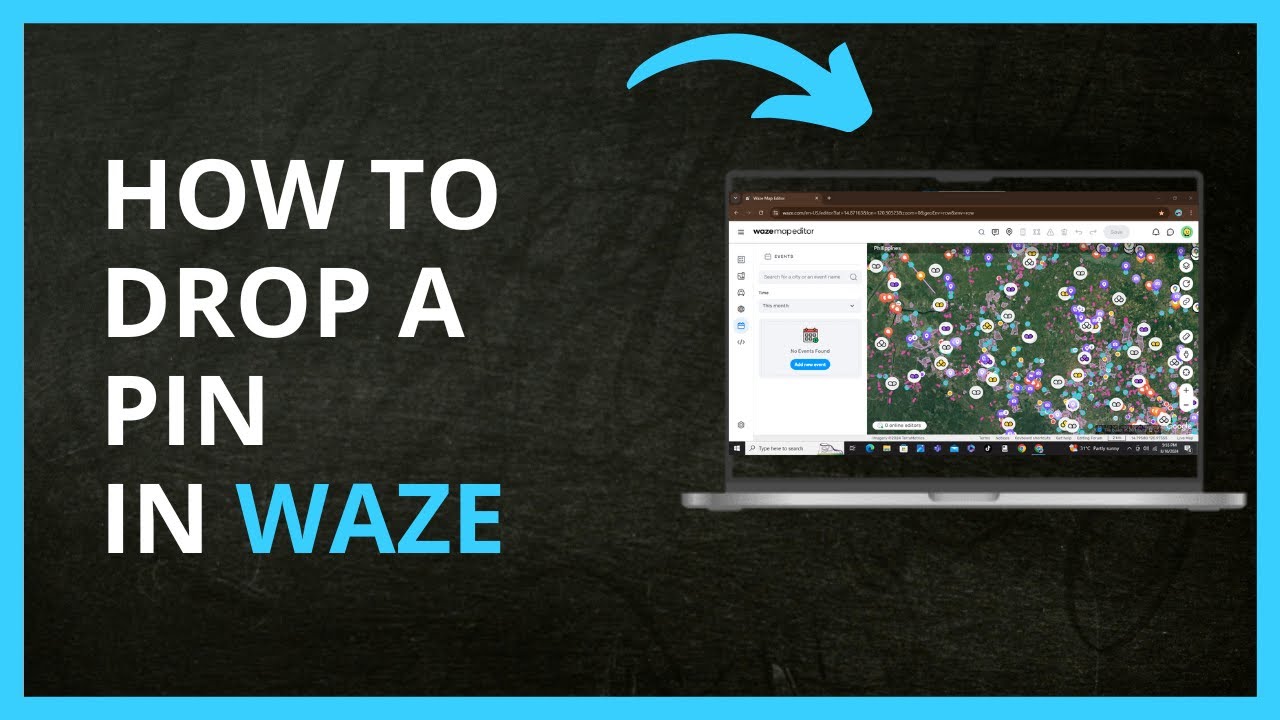 How to Drop a Pin in Waze in 2024 - YouTube