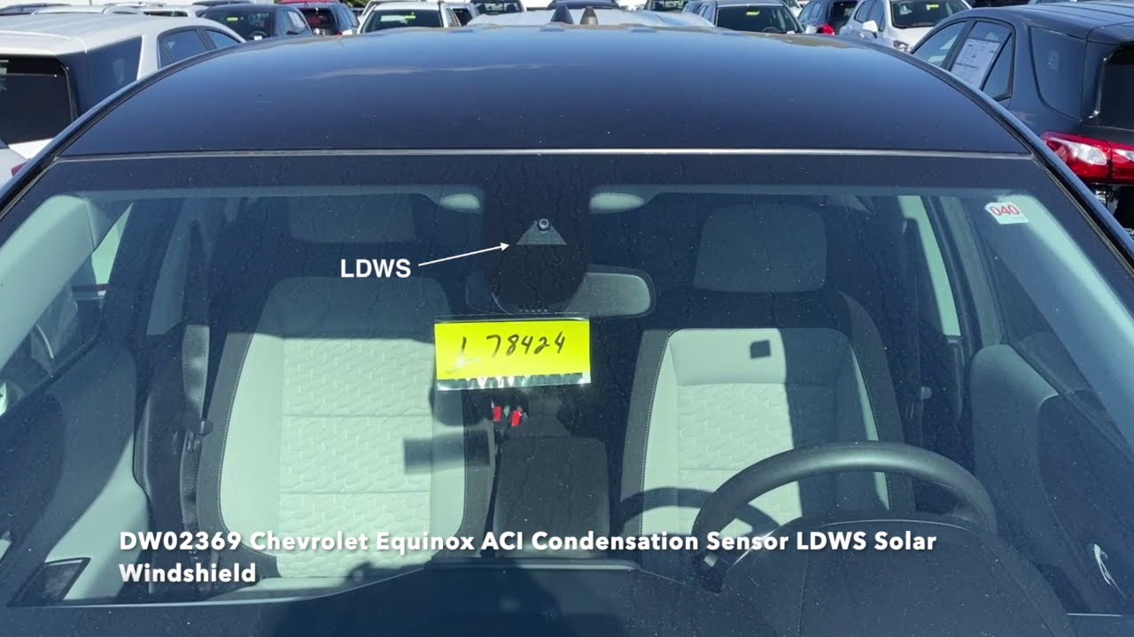DW02369 Chevrolet Equinox ACI Condensation Sensor LDWS Solar Windshield ...