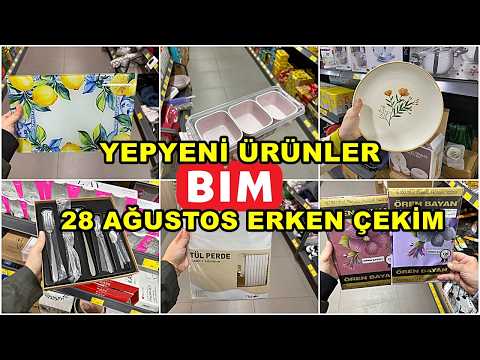 BİME GELDİ HEMEN ALDIK💃BİM 28 AĞUSTOS 2026 CUMA💃/GERÇEK İLK VE TEK ERKEN ÇEKİM❗️/YEPYENİ ÜRÜNLER/