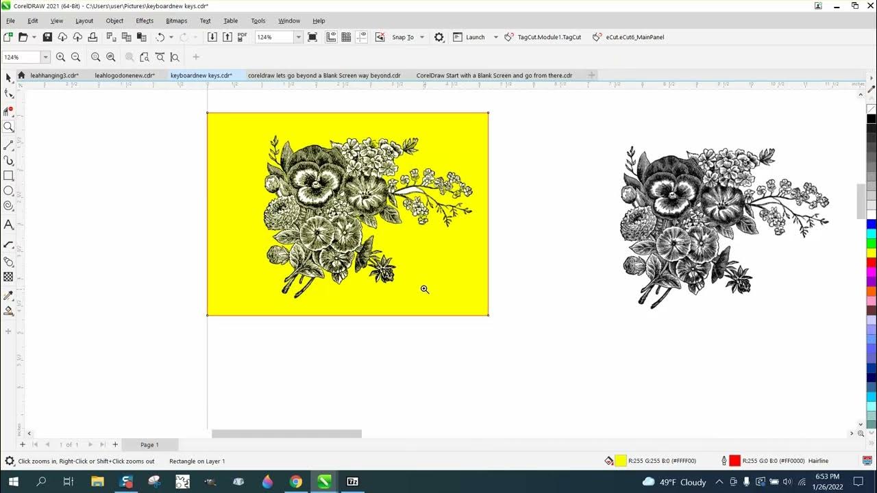 Corel Draw Tips & Tricks Remove Hidden Lines and more Part 1 - YouTube