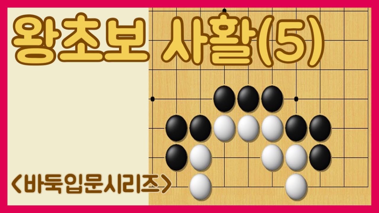 바린이를 위한 기초 사활 바둑입문 바둑배우기 바둑기초 Youtube