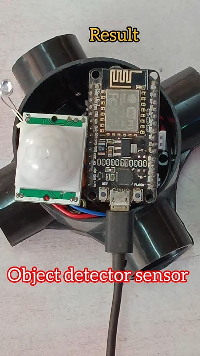 node mcu with pir sensor . object detector #shortvideo #shorts # ...