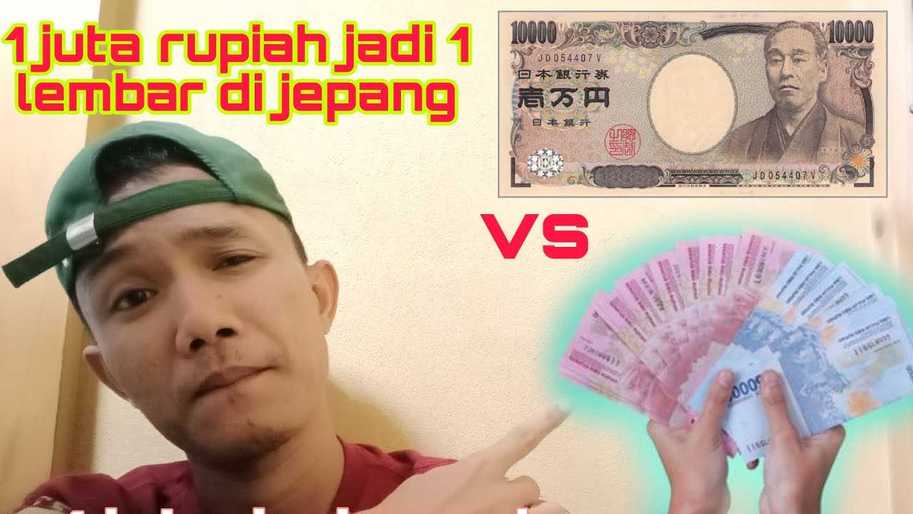 Unik, 1 juta rupiah jadi 1 lembar di jepang - YouTube