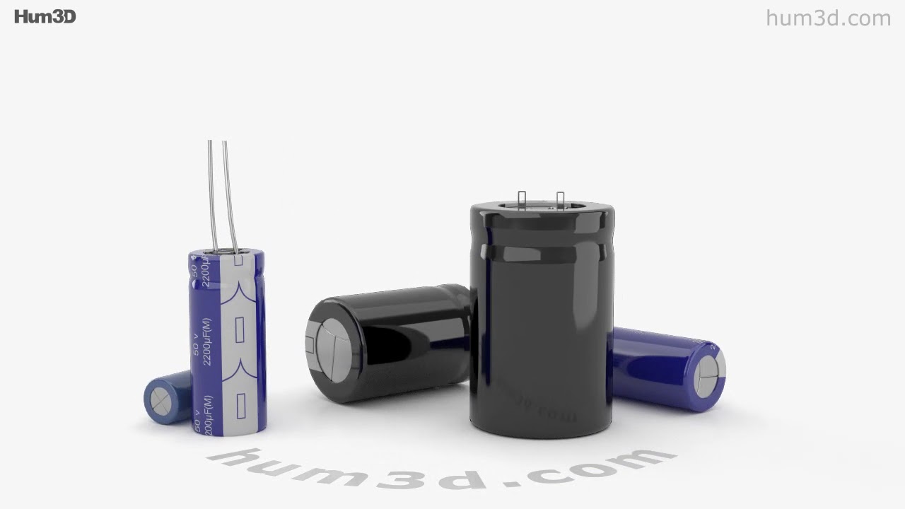 Capacitor 3D model by 3DModels.org - YouTube
