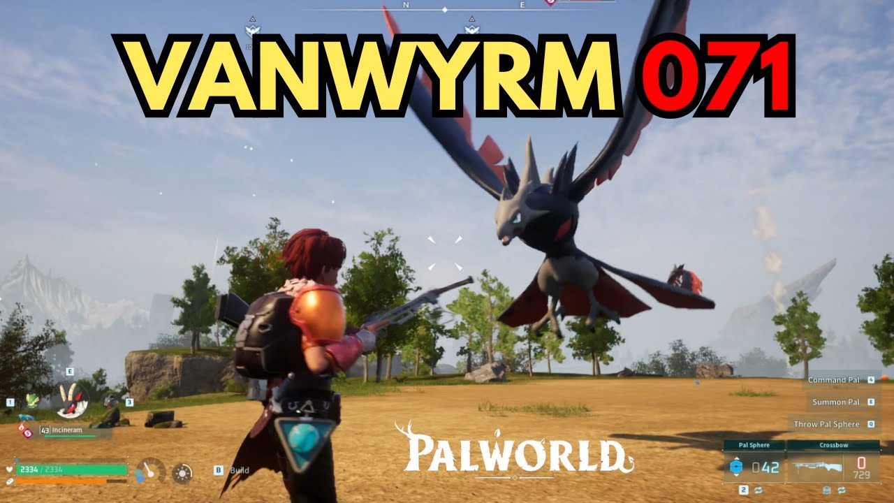 Location/Taming/Stats of Vanwyrm 071 | Palworld - YouTube