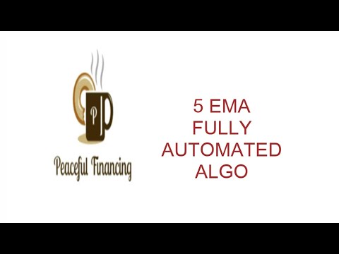 5 ema using automated algo , How to calculate moving averages in python algo - YouTube
