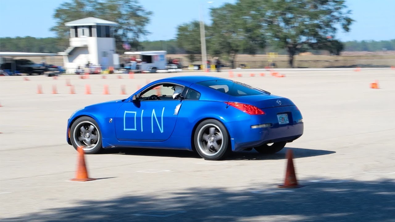 Causando no Time Attack | meu 350z não gosta de andar reto. - YouTube