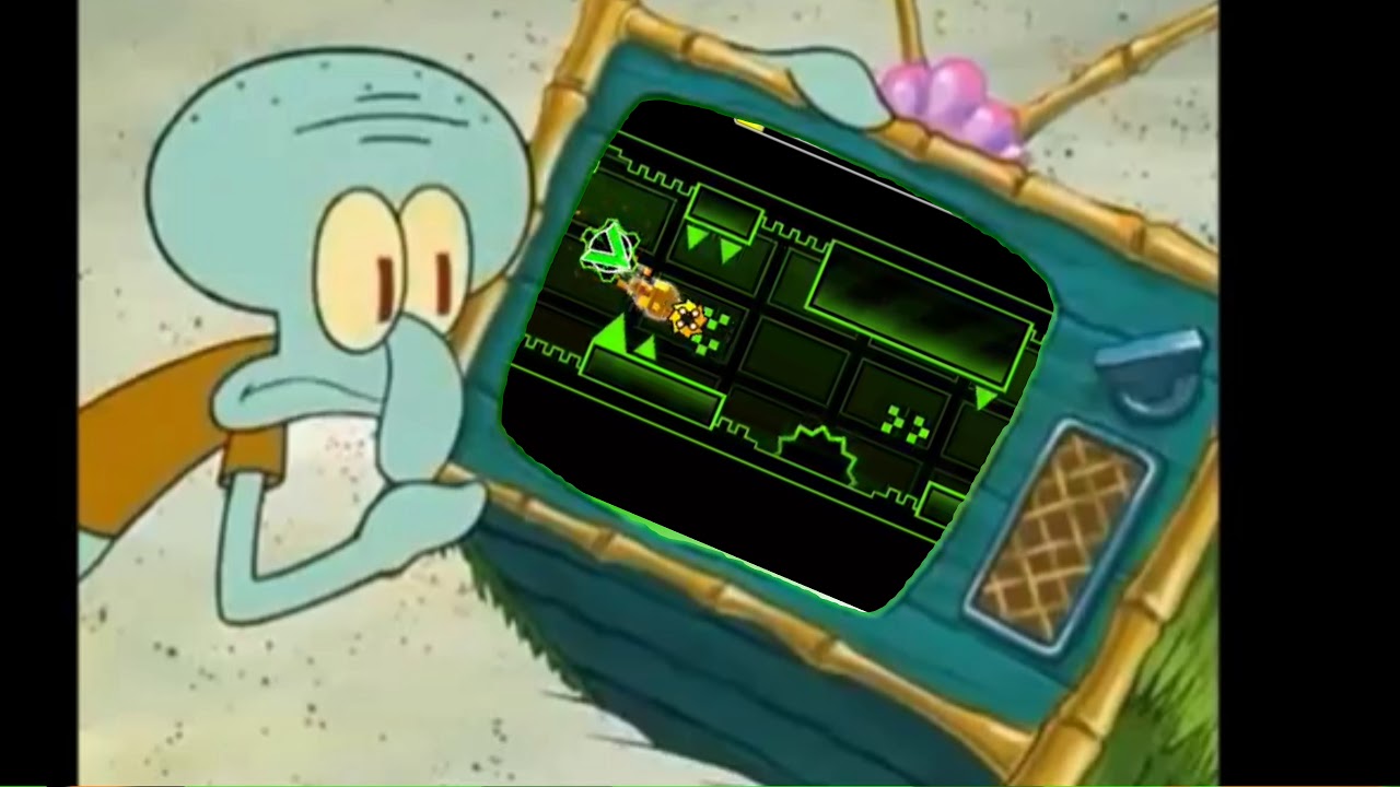 Squidward watching tv meme - YouTube