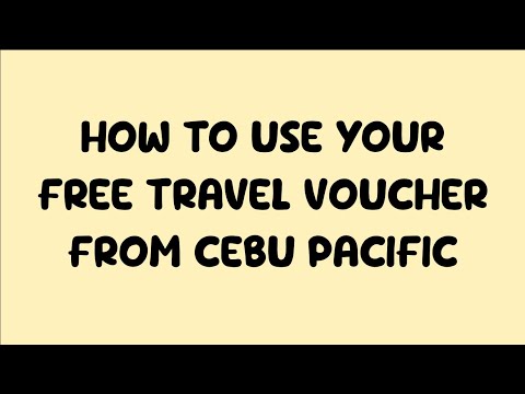 How to Claim Your Free Travel Voucher from Cebu Pacific